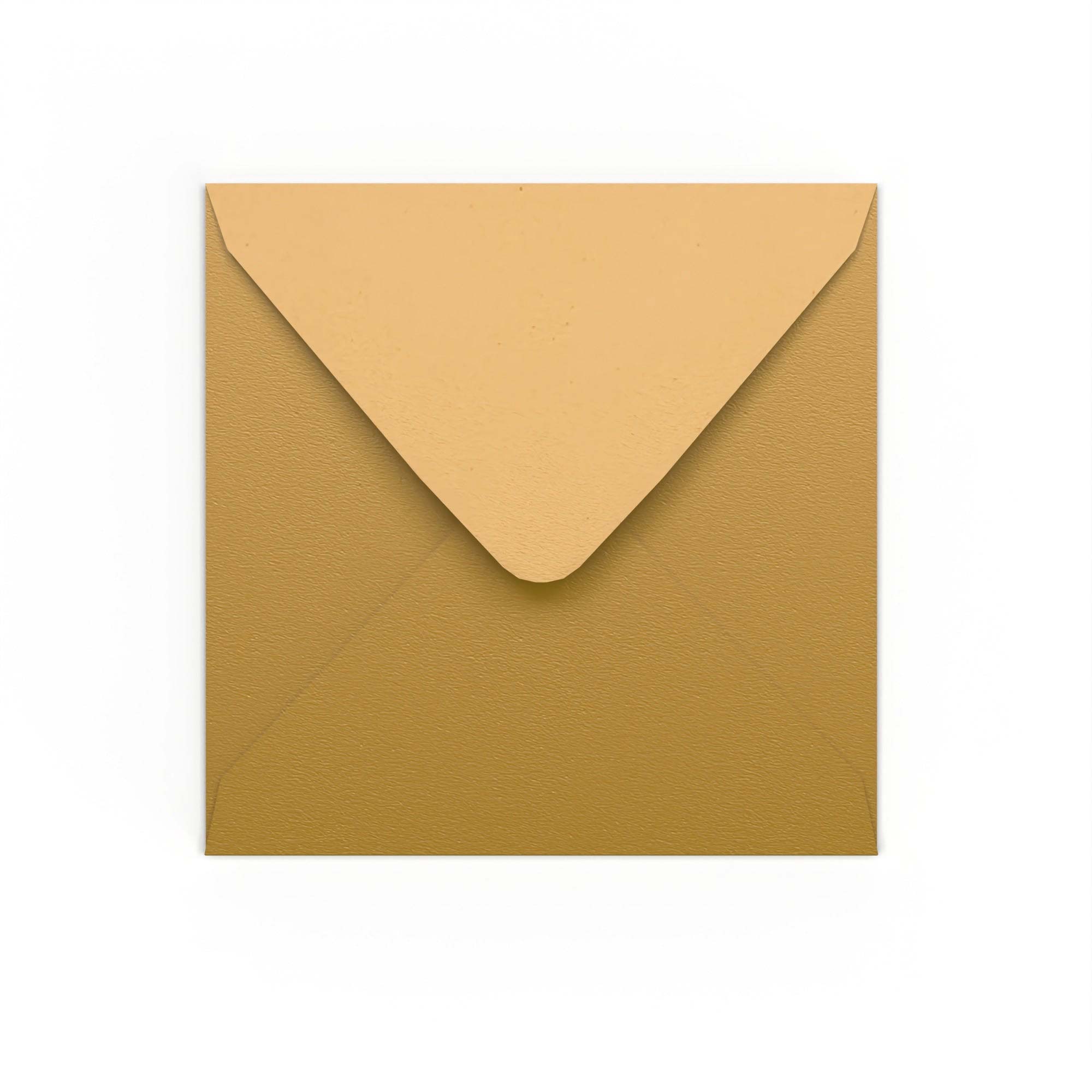 Gold Gummed V-Flap 120gsm Envelope (155 x 155mm) – Envelopes.co.uk