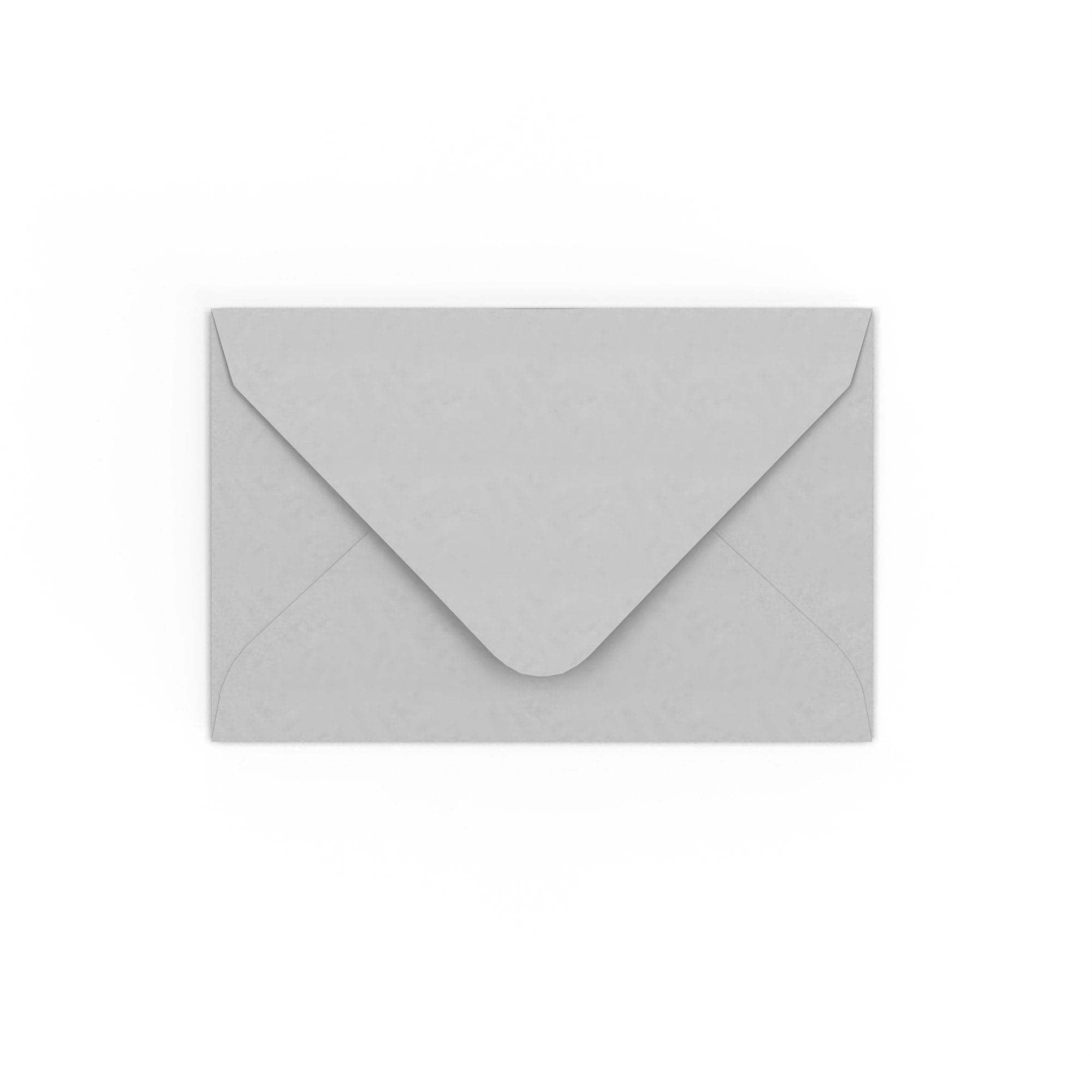 Pale Grey Gummed V-Flap 120gsm Envelope (65 x 94mm) – Envelopes.co.uk