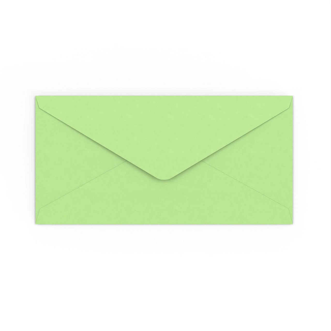 DL Pale Green 120gsm Gummed V-Flap Envelope (110 x 220mm) – Envelopes.co.uk