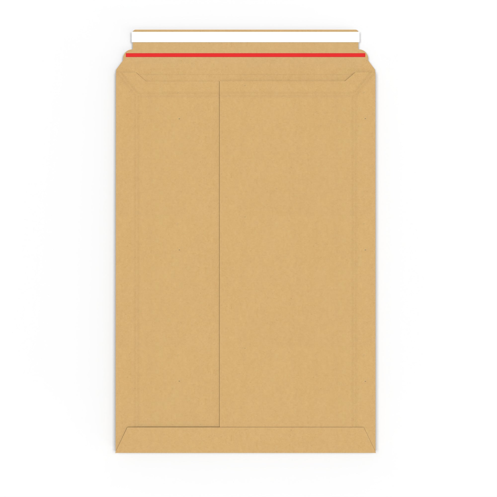 Manila Brown 400gsm Peel & Seal Rigid Board Mailers Envelope (510 x ...