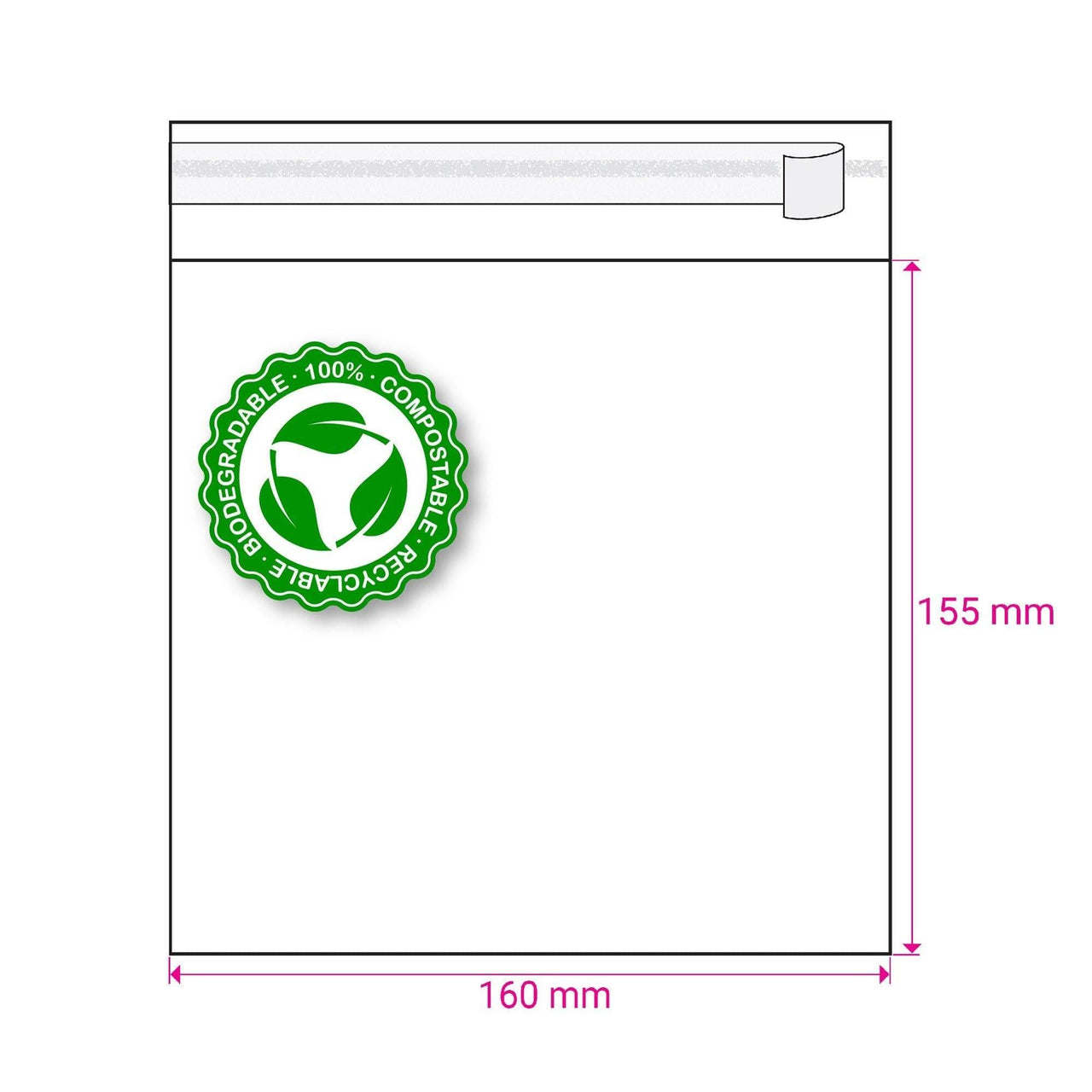 Biodegradable PLA Bags – Envelopes.co.uk