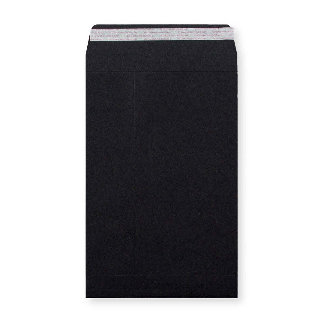 C4 Black 180gsm Peel & Seal Gusset Envelope (324 x 229 x 25mm ...