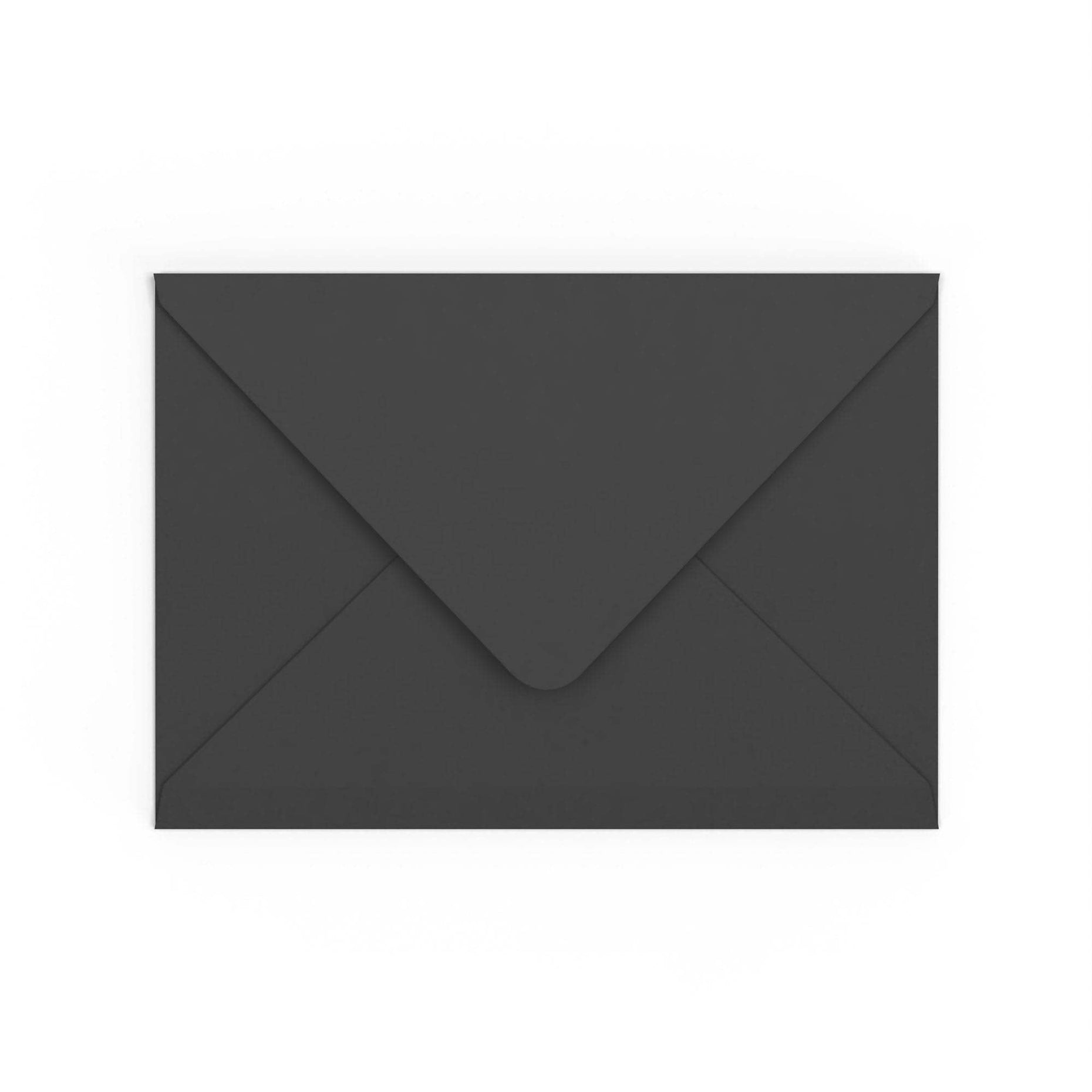 C5 Black British Made 100gsm Gummed V-Flap Envelope (162 x 229mm) – Envelopes.co.uk