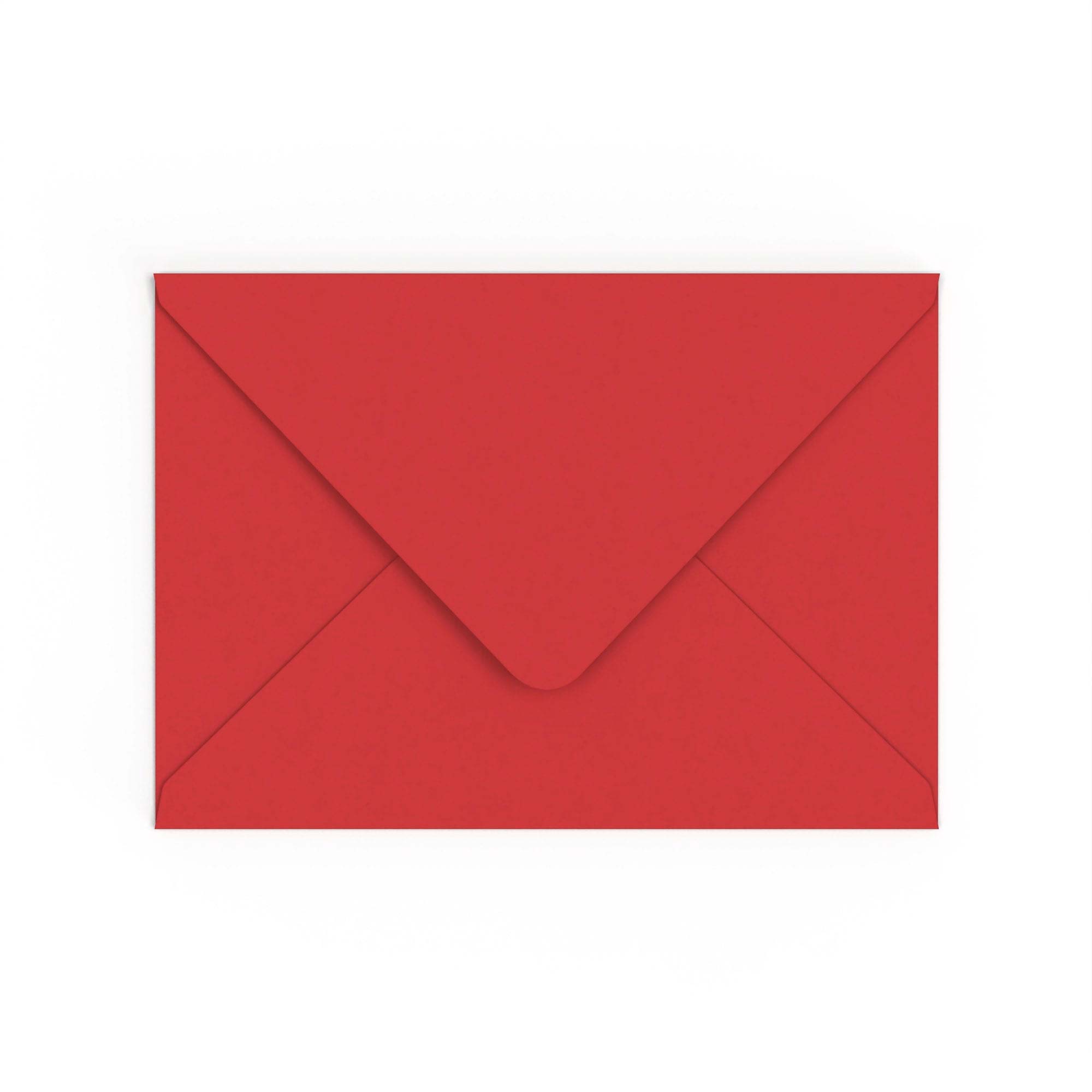 C5 Cherry Red British Made 100gsm Gummed V-Flap Envelope (162 x 229mm ...