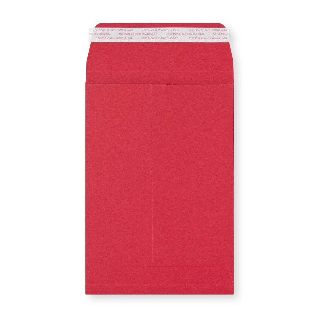 C5 Dark Red 180gsm Peel & Seal Gusset Envelope (162 x 229 x 25mm ...