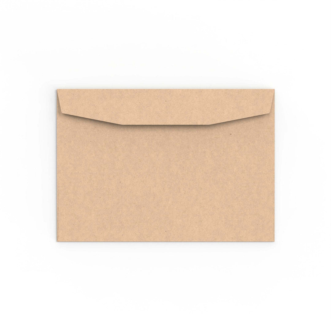 C6 Manila Brown Business 80gsm Gummed Envelope (114 x 162mm ...