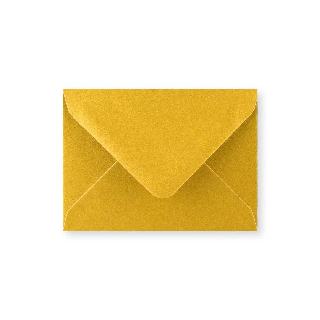 C7 Gold 100gsm Gummed V-Flap Greetings Envelope (82 x 113mm ...