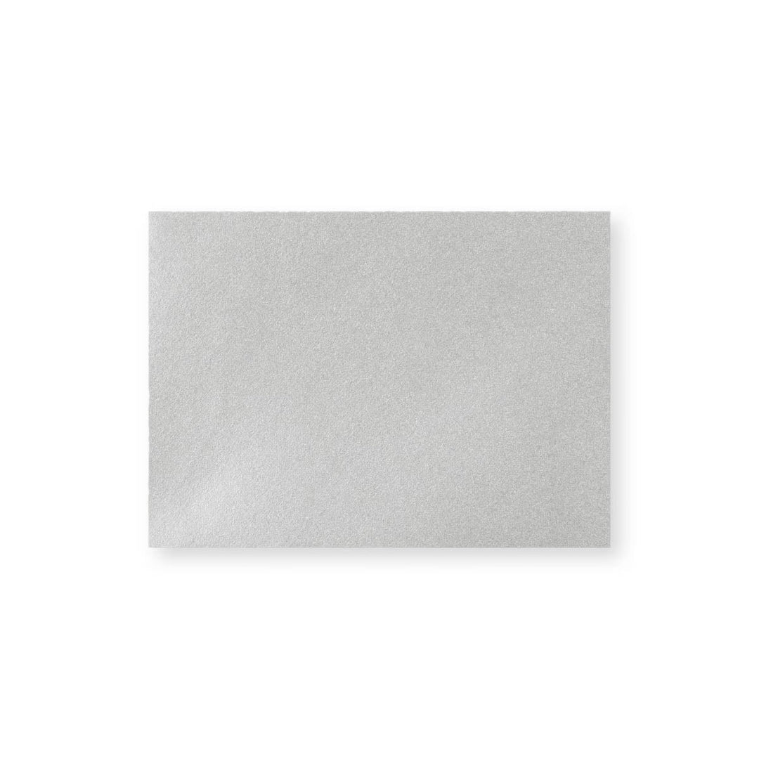 C7 Metallic Silver 100gsm Gummed V-Flap Greetings Envelope (82 x 113mm ...