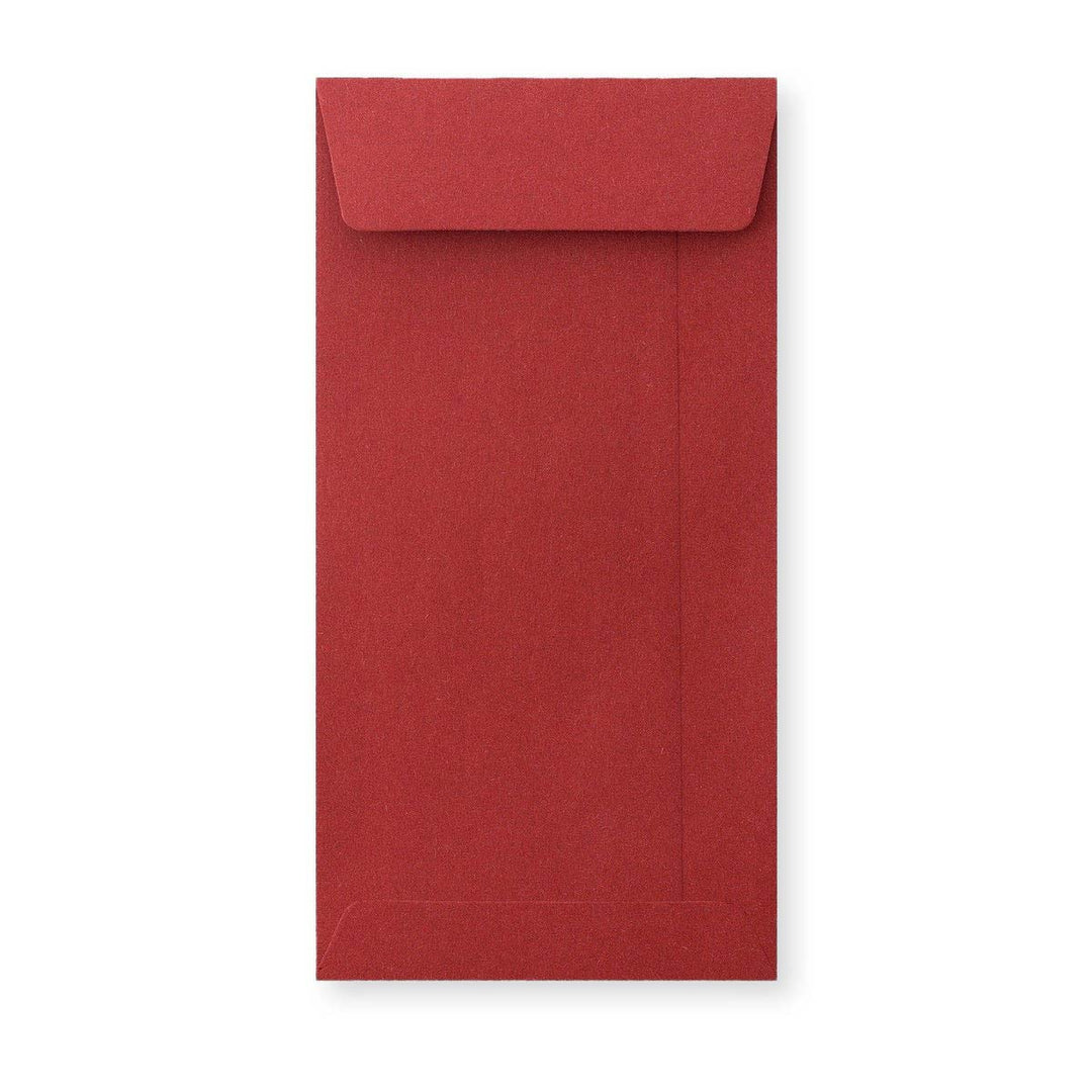 DL Dark Red 110gsm Peel & Seal Coloured Envelope (220 x 110mm ...
