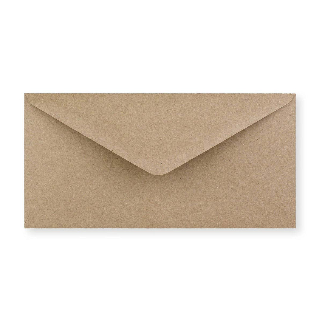 DL Fleck 125gsm Recycled Gummed V-Flap Envelope (110 x 220mm ...