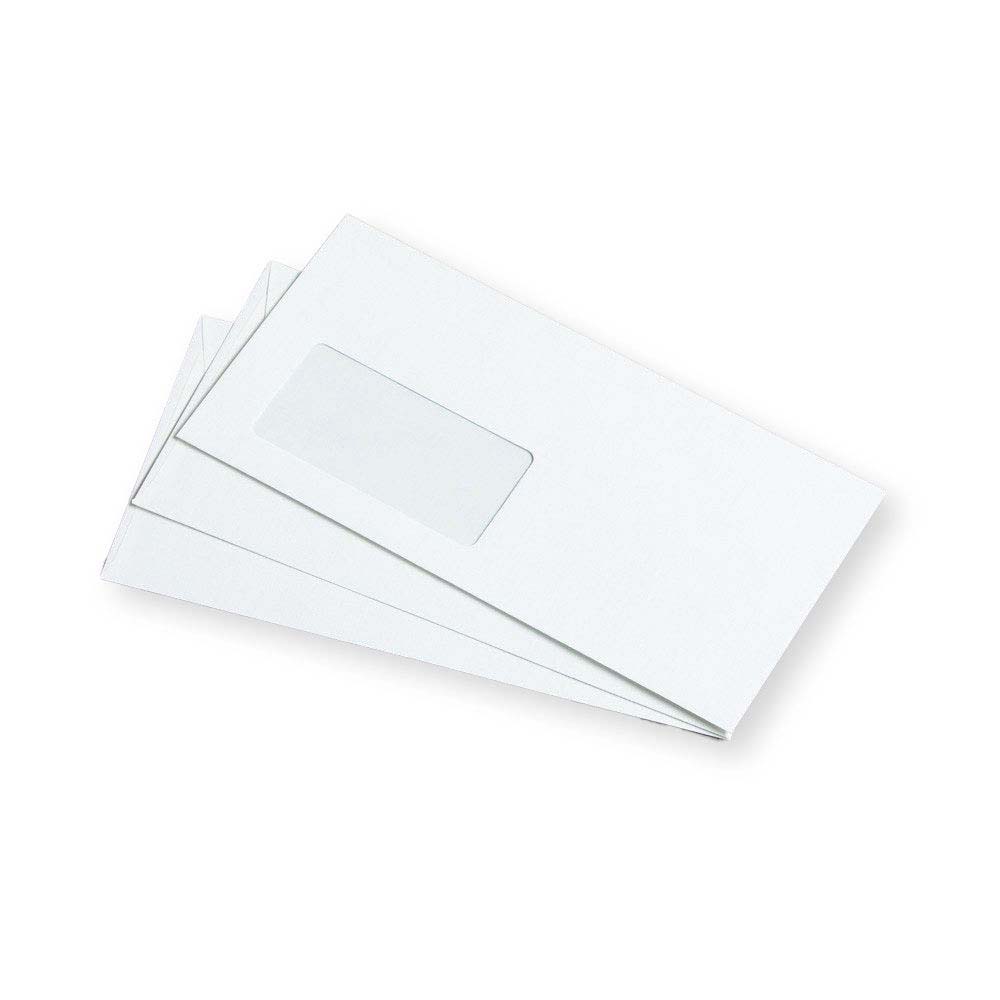 DL White 110gsm Gummed Lined Envelope (110 x 220mm) – Envelopes.co.uk
