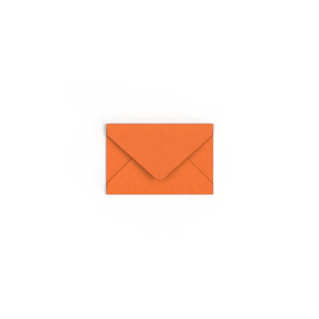 Flame Orange British Made 100gsm Gummed V-Flap Envelope (62 x 94mm ...
