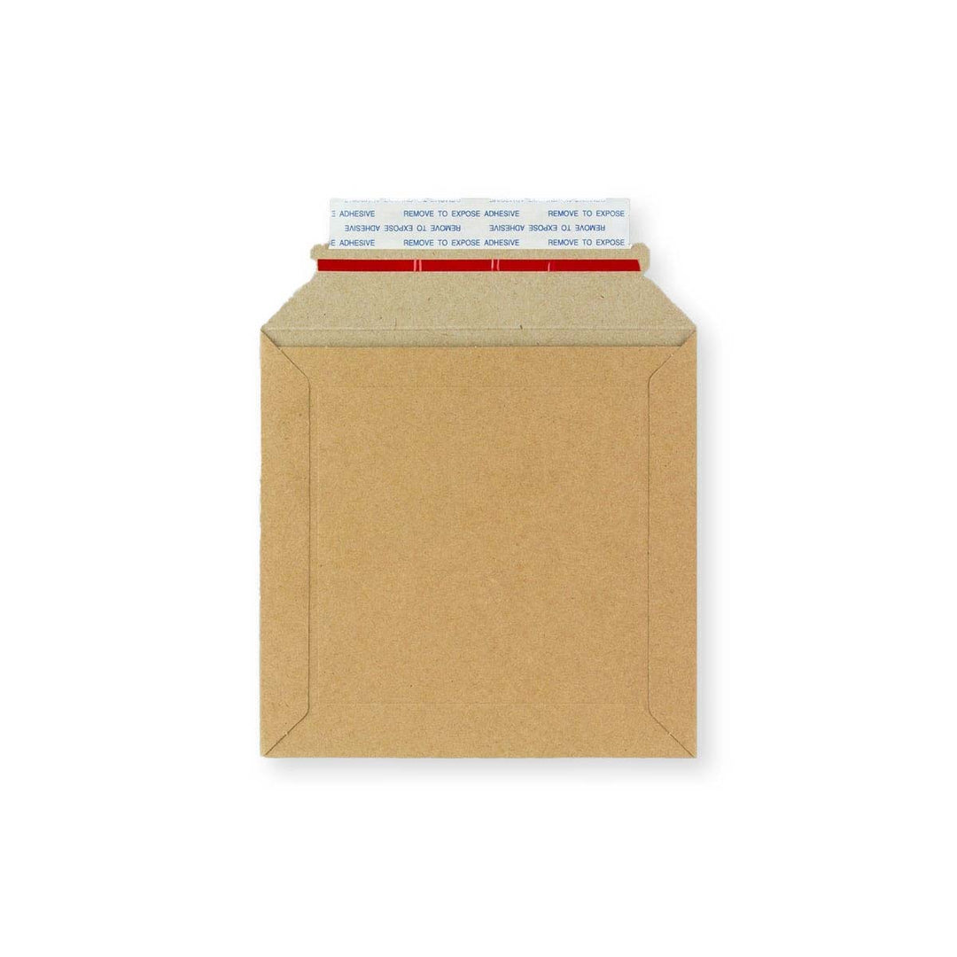 Manila Brown 300gsm Peel & Seal Rigid Board Mailers Envelope (150 x ...