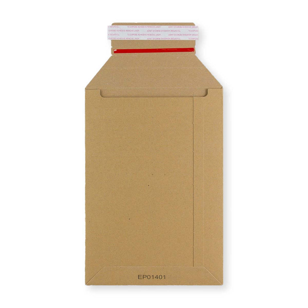 Manila Brown 320gsm Peel & Seal Rigid Board Mailers Envelope (245 x ...