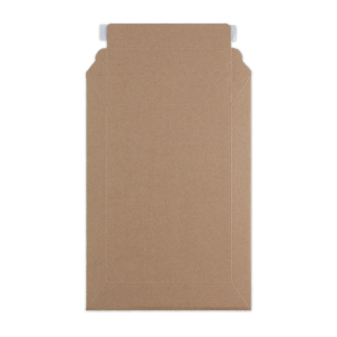Manila Brown 320gsm Peel & Seal Rigid Board Mailers Envelope (270 x ...