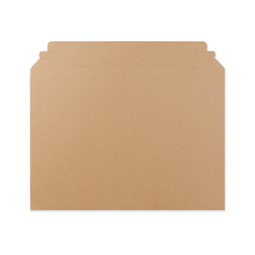 Manila Brown 400gsm Peel & Seal Rigid Board Mailers Envelope (328 x ...