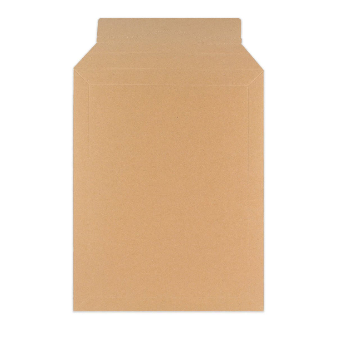 Manila Brown 320gsm Peel & Seal Rigid Board Mailers Envelope (345 x ...